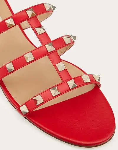 Valentino Garavani Rockstud Flat Sandals - Multicolor