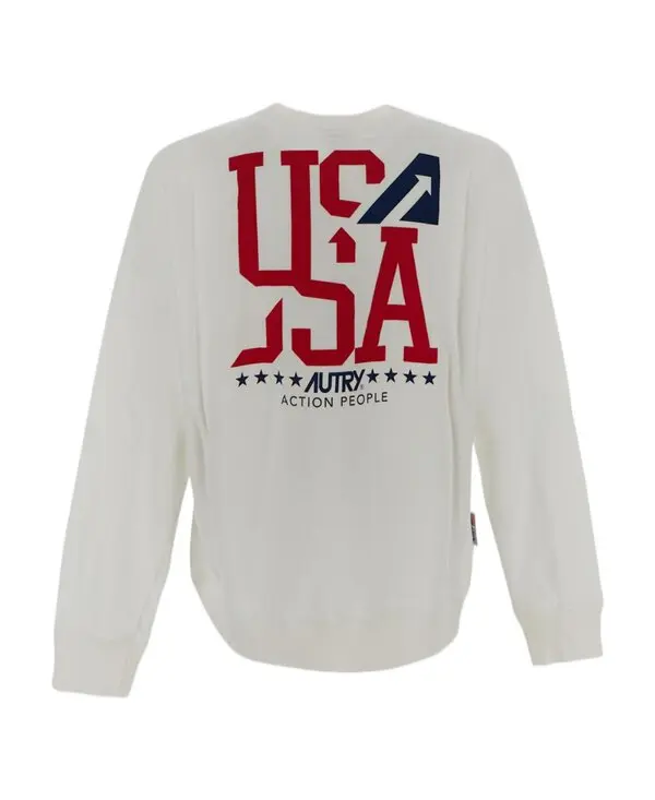 AUTRY Logo Printed Crewneck Sweatshirt
