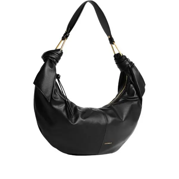 COCCINELLE Furoshiki Large Shoulder Bag - Black