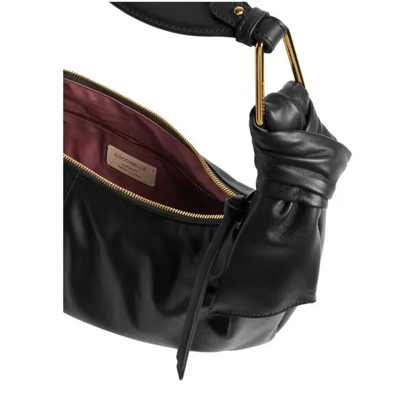COCCINELLE Furoshiki Large Shoulder Bag - Black