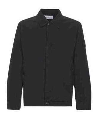 Stone Island Poly-tc Jacket With Logo Patch