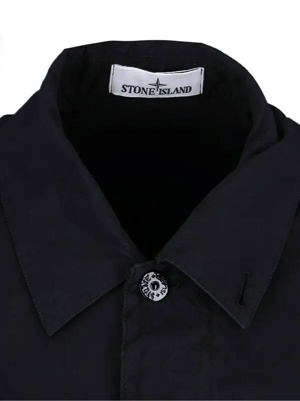 Stone Island Poly-tc Jacket With Logo Patch
