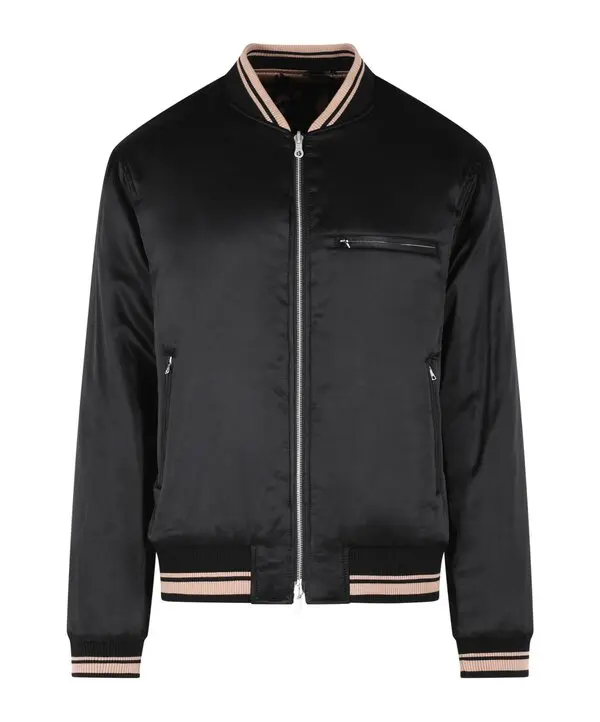 Dries Van Noten Volker Reversible Bomber Jacket - Black