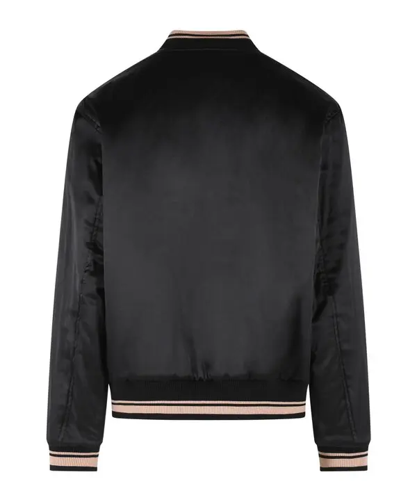 Dries Van Noten Volker Reversible Bomber Jacket - Black