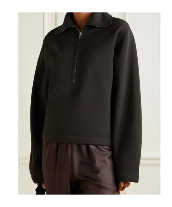 LEMAIRE High-neck Zip-up Sweatshirt
