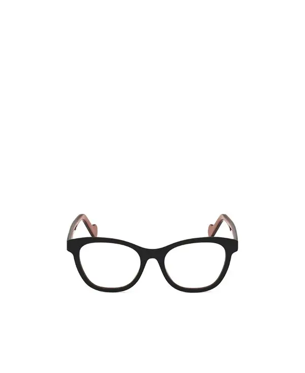 Moncler Cat Eye Eyeglasses - Black