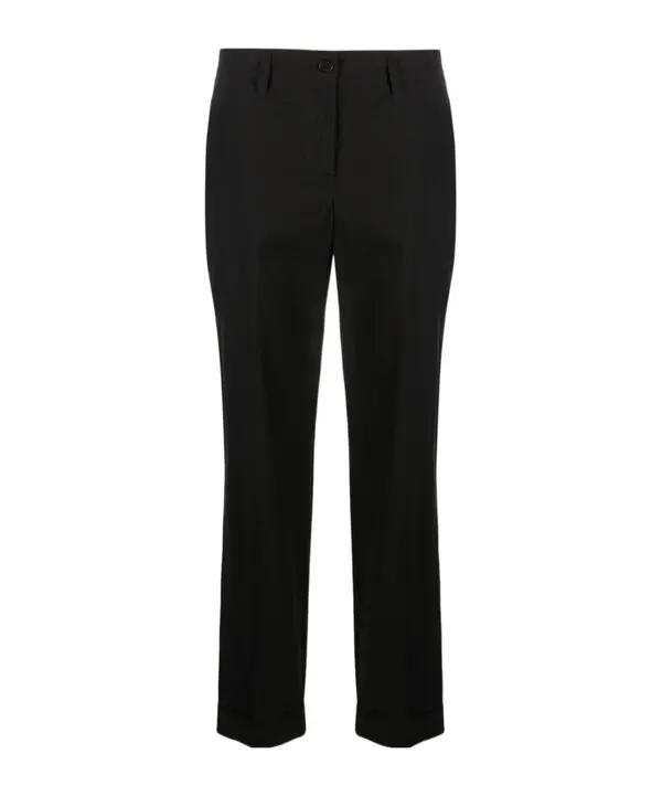 P.a.r.o.s.h High-waisted Tapered Trousers With Belt Detail