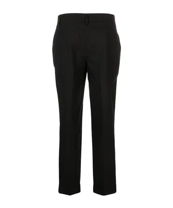 P.a.r.o.s.h High-waisted Tapered Trousers With Belt Detail