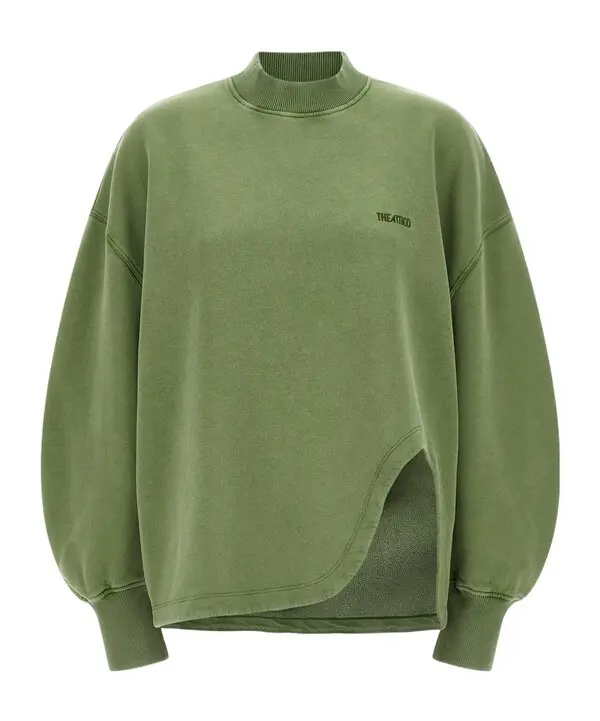 Attico Logo-detail Sweatshirt - Green