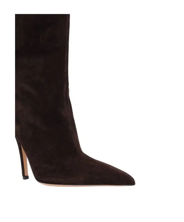 Paris Texas 105mm Jessica Pointed Over-the-knee Stiletto Boots - Black