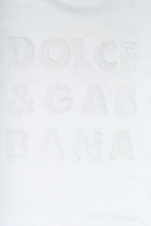 Dolce & Gabbana Logo Print Cotton T-shirt