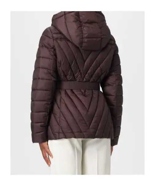 Michael Kors Packable Puffer Jacket With Faux Fur Trim