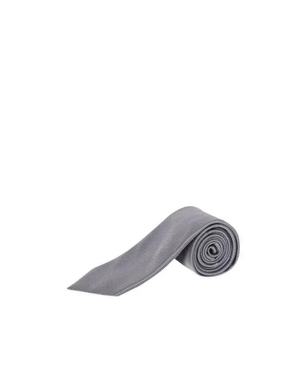 TOM FORD Logo Neck Tie - Gray