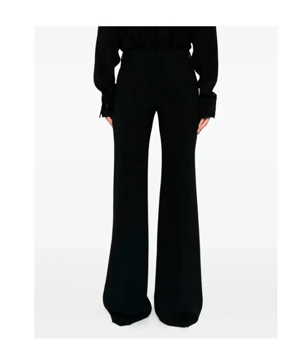Ermanno Scervino Belt Loop Flared Trousers - Black