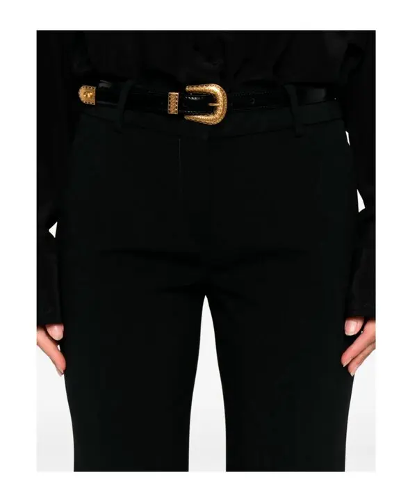 Ermanno Scervino Belt Loop Flared Trousers - Black