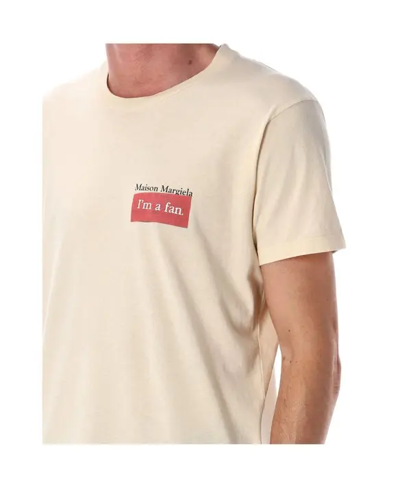 MAISON MARGIELA Logo Patch Crewneck T-shirt