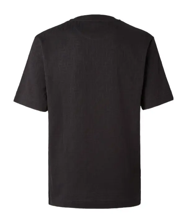 Fendi Ff Jacquard Pique T-shirt - Black