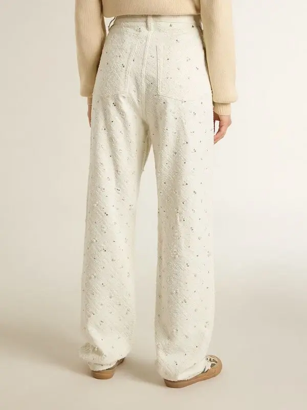 GOLDEN GOOSE Straight-leg Embellished Jeans