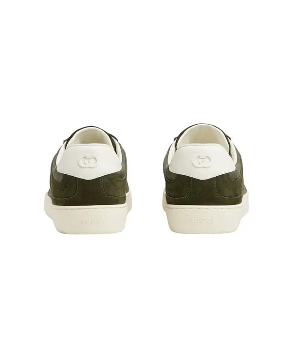 Gucci G75 Sneakers With Interlocking G Logo - Dark Green