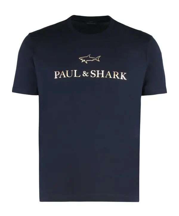 PAUL  SHARK Paul Shark Logo Print T-shirt