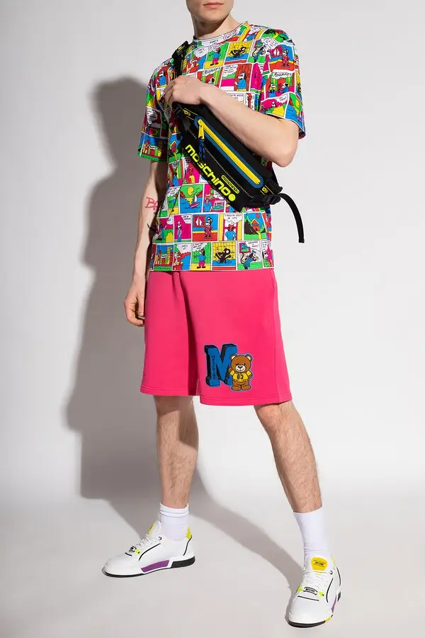 Moschino Graphic Print Round-collar T-shirt
