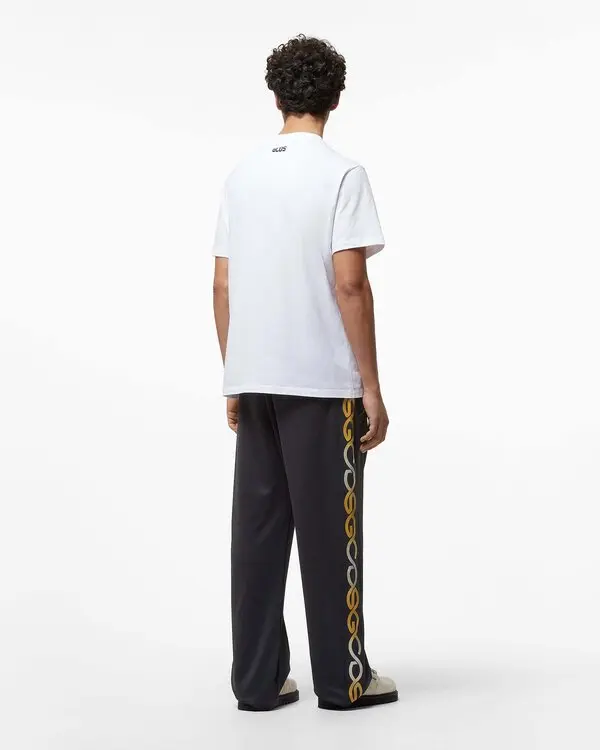 Gcds Logo Stripe Track Pants - Black
