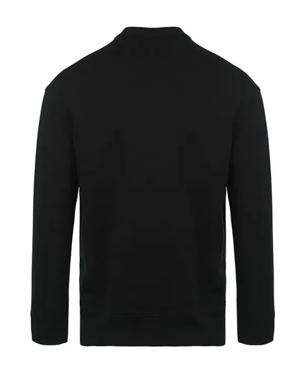Emporio Armani Logo Pullover Sweater - Black
