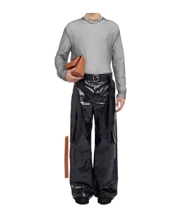 JIL SANDER Layered Translucent Jumper - Gray