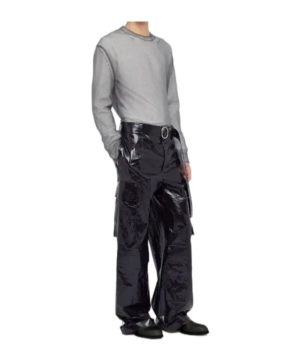 JIL SANDER Layered Translucent Jumper - Gray