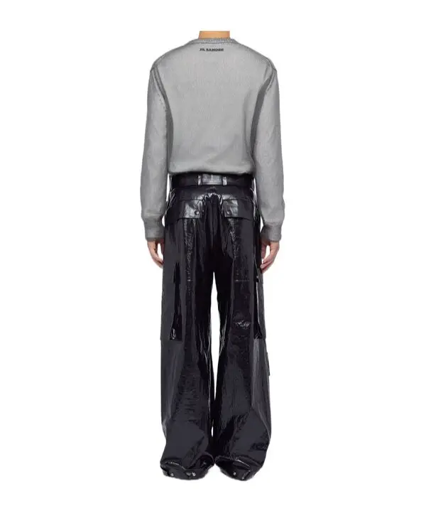 JIL SANDER Layered Translucent Jumper - Gray