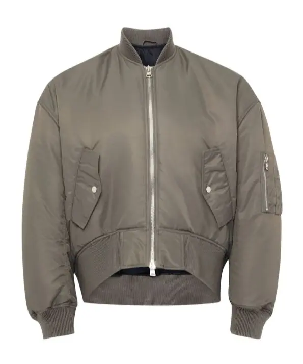 J.W.ANDERSON Zip-fastening Bomber Jacket - Gray