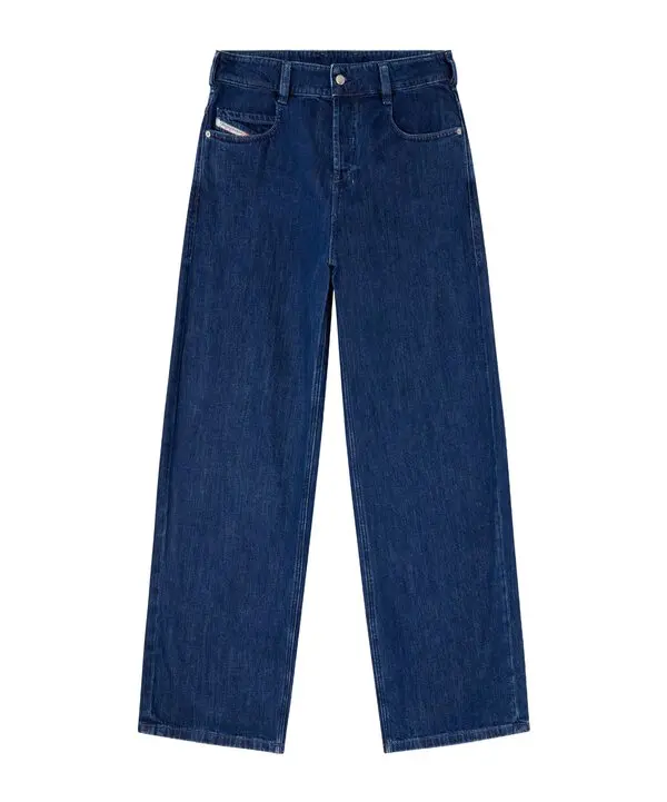 DIESEL® 1997 D-enim Relaxed Wide-leg Jeans - Dark Blue