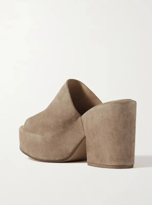 Gabriela Hearst Round Toe High Heel Sandals