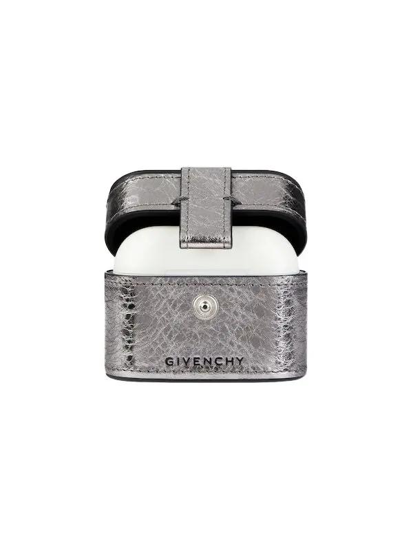 Givenchy Airpods Pro Holder In Laminated Leather