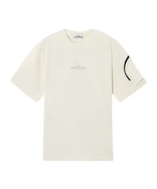 Stone Island Crewneck Pocket T-shirt - Ivory