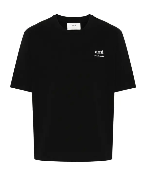 AMI Paris Logo Printed Crewneck T-shirt