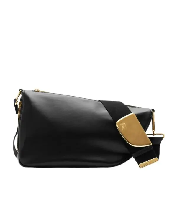 Burberry Shield Medium Shoulder Bag - Black