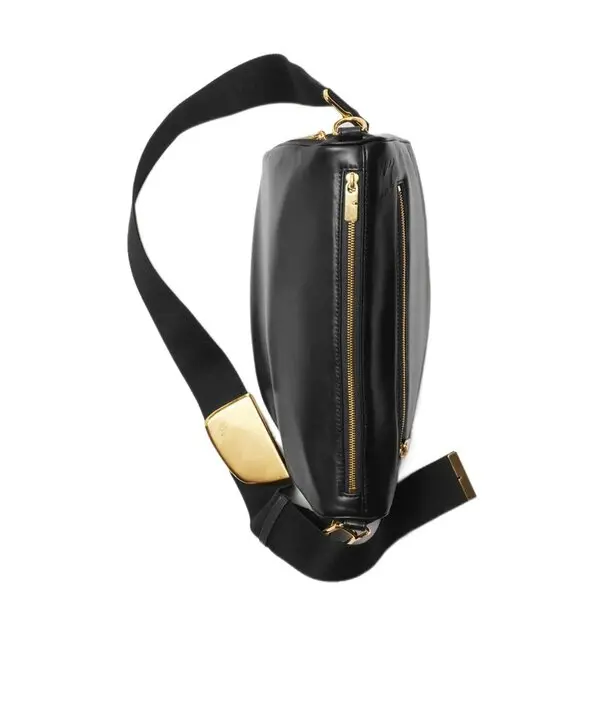Burberry Shield Medium Shoulder Bag - Black