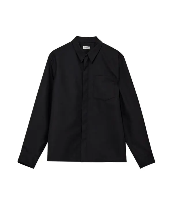 Dries Van Noten Long-sleeved Shirt - Black