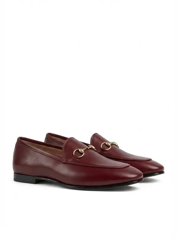 Gucci Jordaan Horsebit Loafers - Red