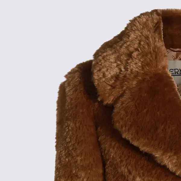 Herno Fur Lapel Long Sleeve Coat