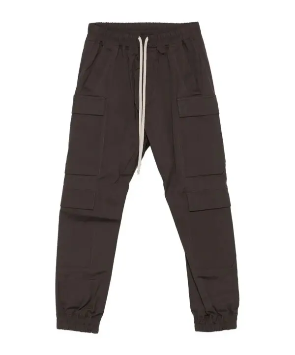 Rick Owens Drawstring Cargo Trousers - Black
