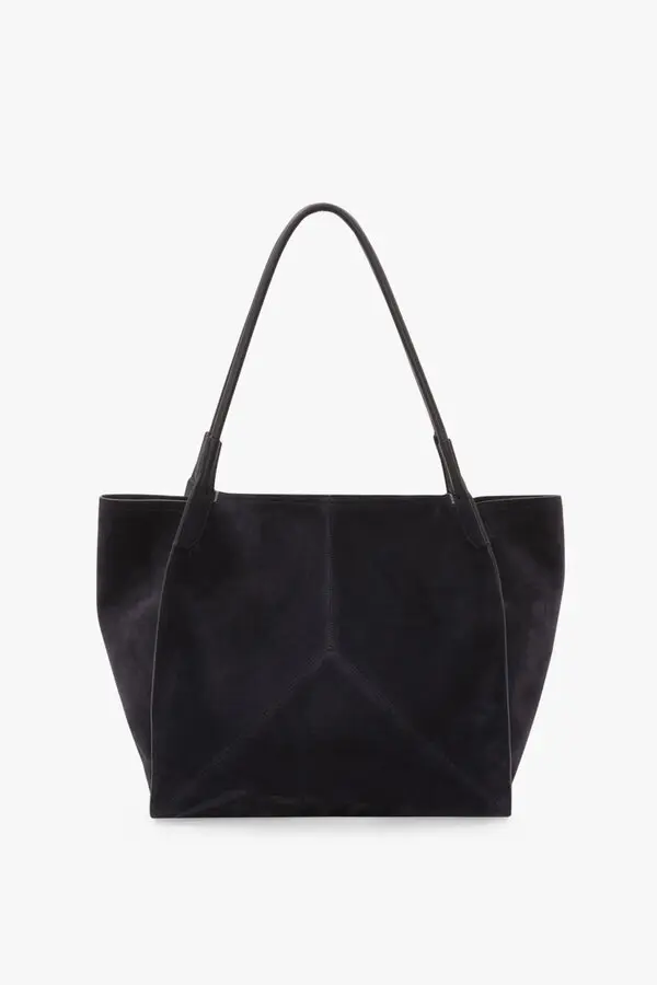 Victoria Beckham The Suede Tote Bag - Navy Blue