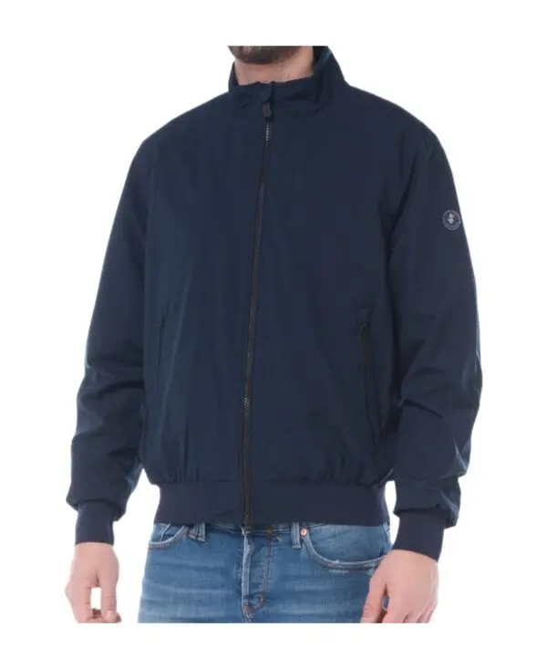 SAVE THE DUCK Long-sleeved Zip-up Jacket With Stand Collar
