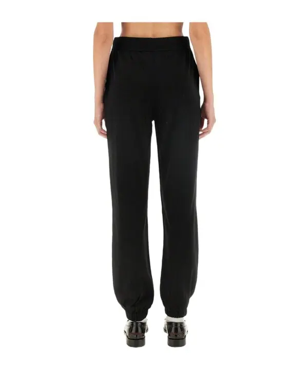 Moschino Logo Print Elastic Waist Sweatpants