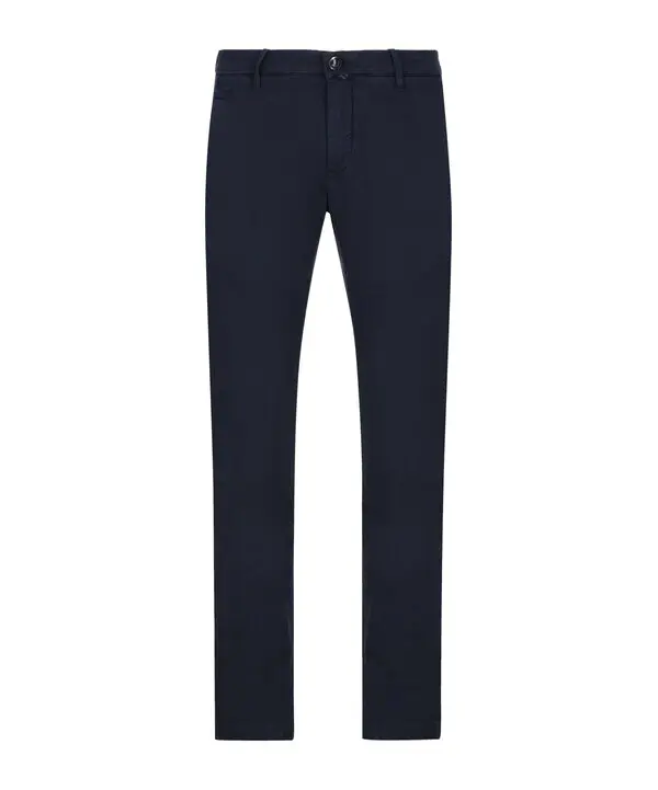 Jacob Cohen Mid-rise Slim-cut Chino Trousers - Black
