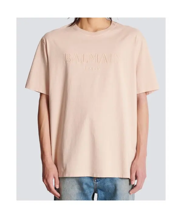 Balmain Loose T-shirt With Vintage Embroidery