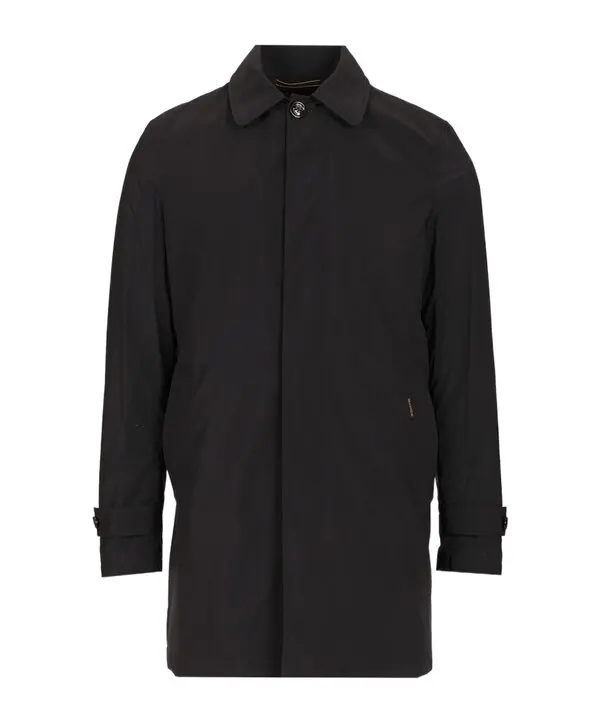 MOORER Vittorac Long Nylon Jacket - Black