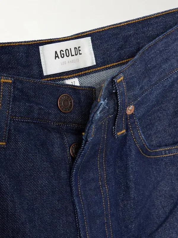 AGOLDE High Waist Straight Leg Jeans