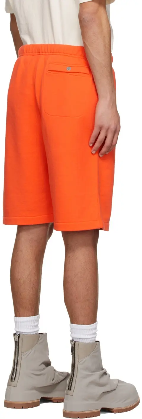 Heron Preston Logo Patch Bermuda Shorts - Orange